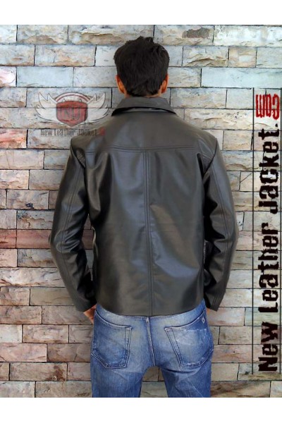 Layer Cake Black Leather Jacket